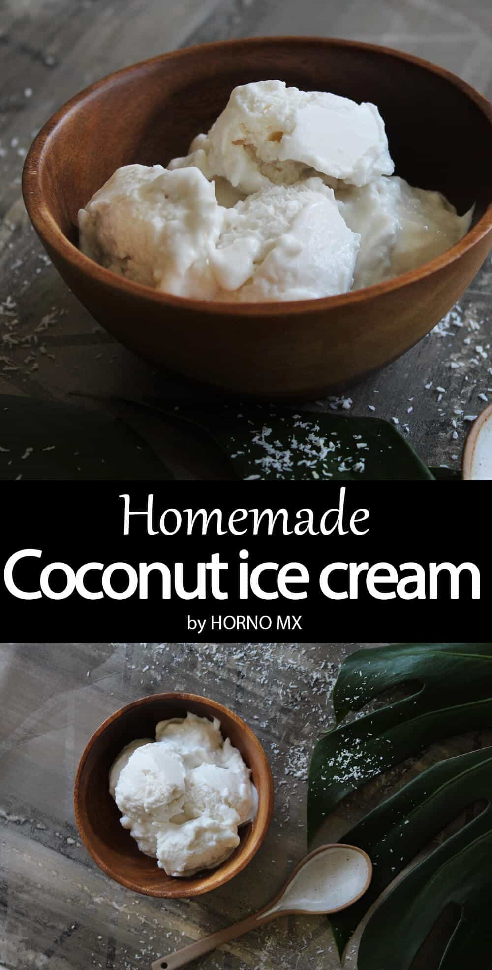 Helado de coco - HORNO MX